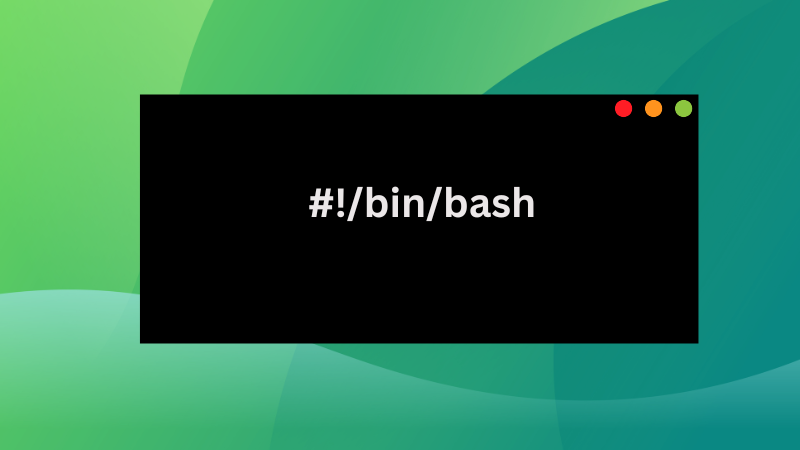 Hello Bash!